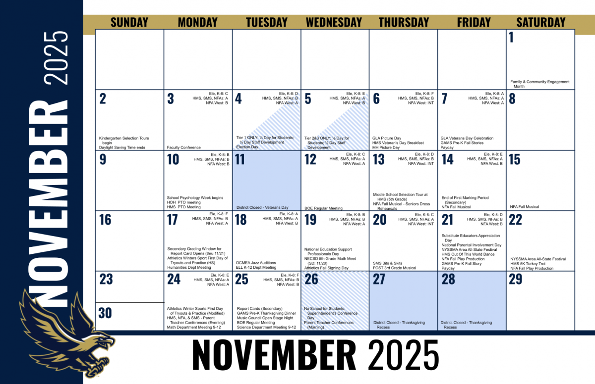 Mark Your Calendar for Upcoming Events!- News - NECSD