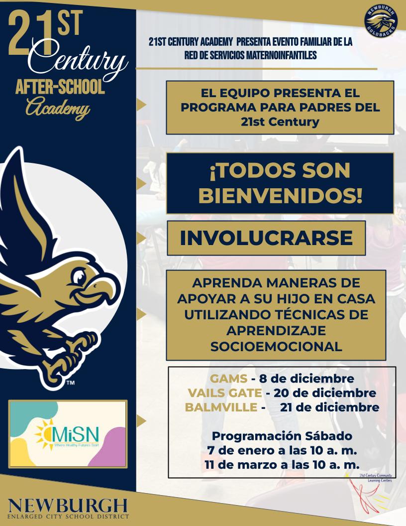 21ST CENTURY Academy Presents: Maternal Infant Services Network Family ...