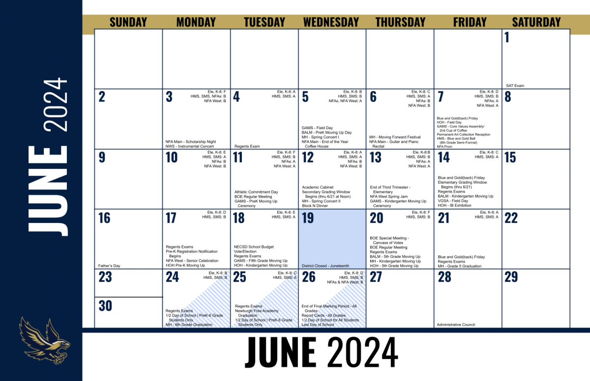 IMPORTANT INFORMATION | June 2024 - Temple Hill Academy - NECSD