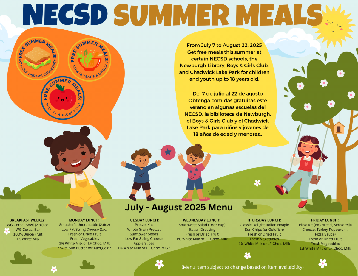 NECSD Summer Meals | July 7th - August 22nd- News - NECSD