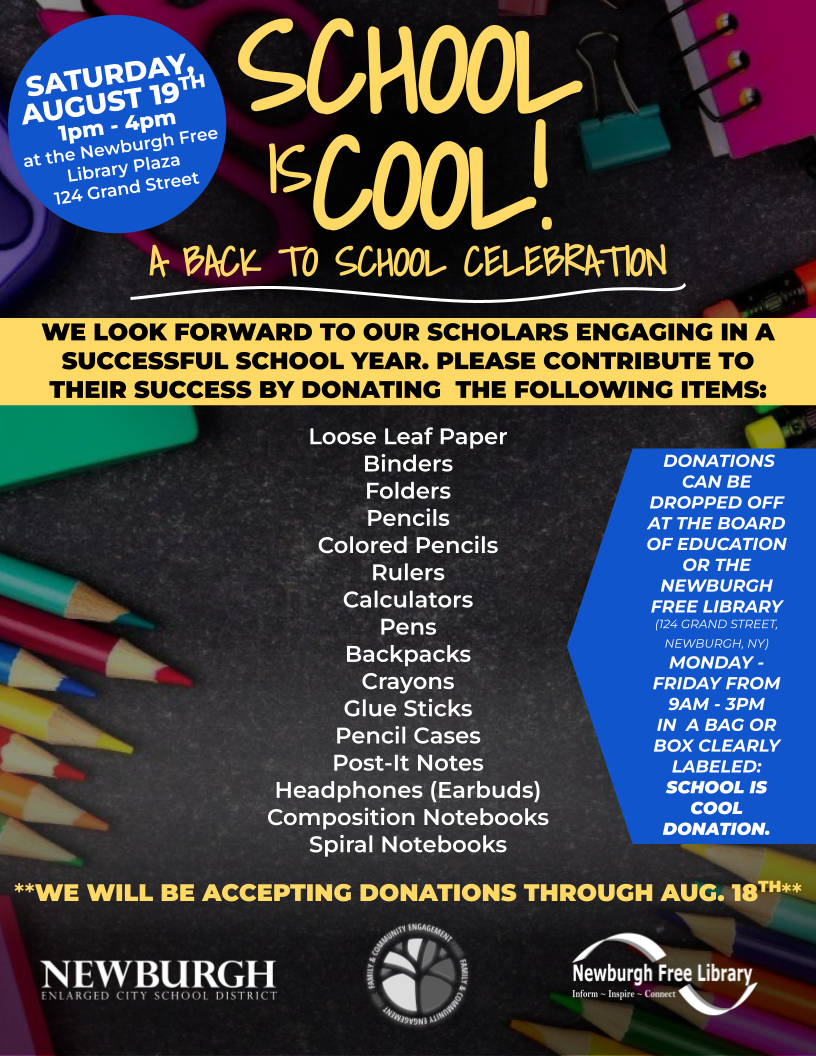 WE ARE ACCEPTING DONATIONS FOR OUR SCHOOL IS COOL!: A BACK TO SCHOOL ...