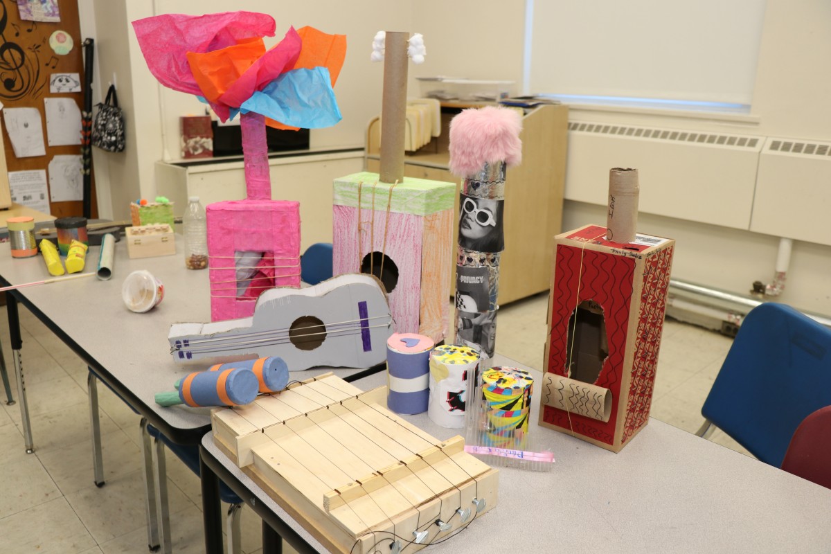 South Middle School Students Make Their Own Instruments- News - NECSD