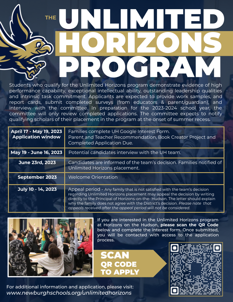 THE UNLIMITED HORIZONS PROGRAM IS SEEKING EXCEPTIONALLY GIFTED SCHOLARS ...