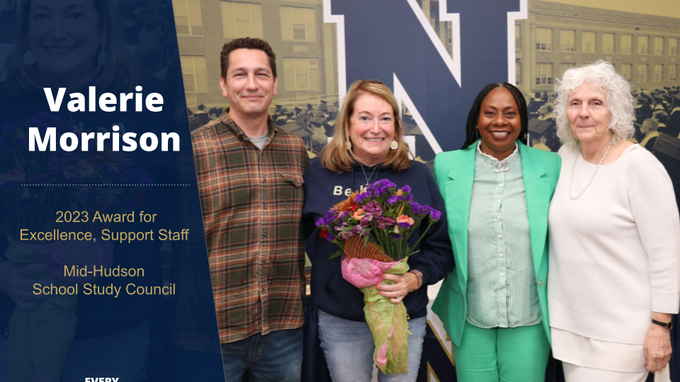 2023 Award for Excellence | Ms. Valerie Morrison- News - NECSD